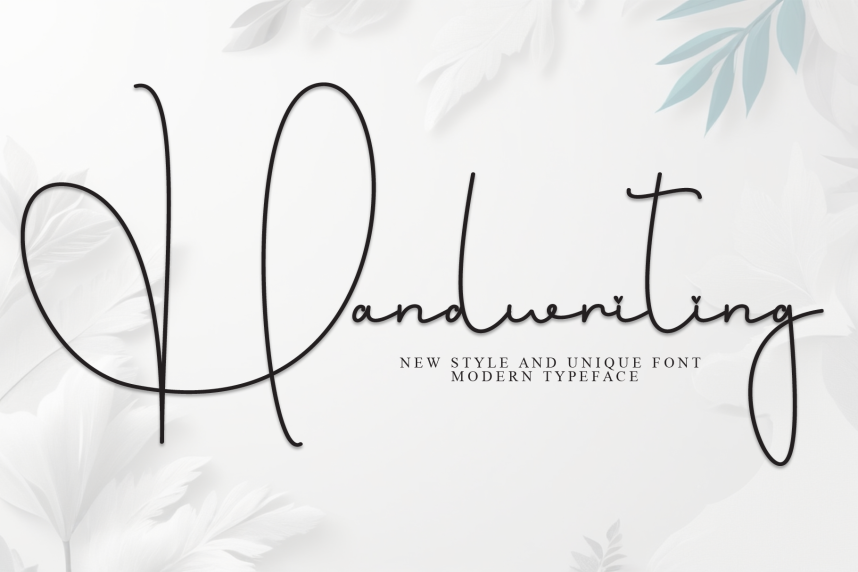 Handwriting - New Style Unique Font - Befonts