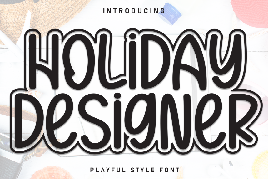 Holiday Designer - Playful Style Font - Download Free Font