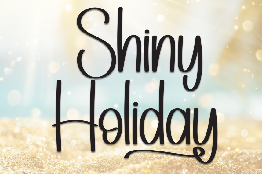 Shiny Holiday Simple Handwritten Font - Download Free Font