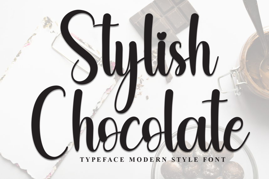 Stylish Chocolate Style Script Font - Download Free Font