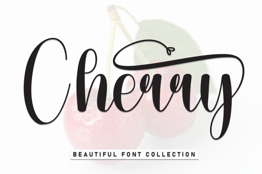 Cherry - Elegant Script Handwritten Font - Download Free Font