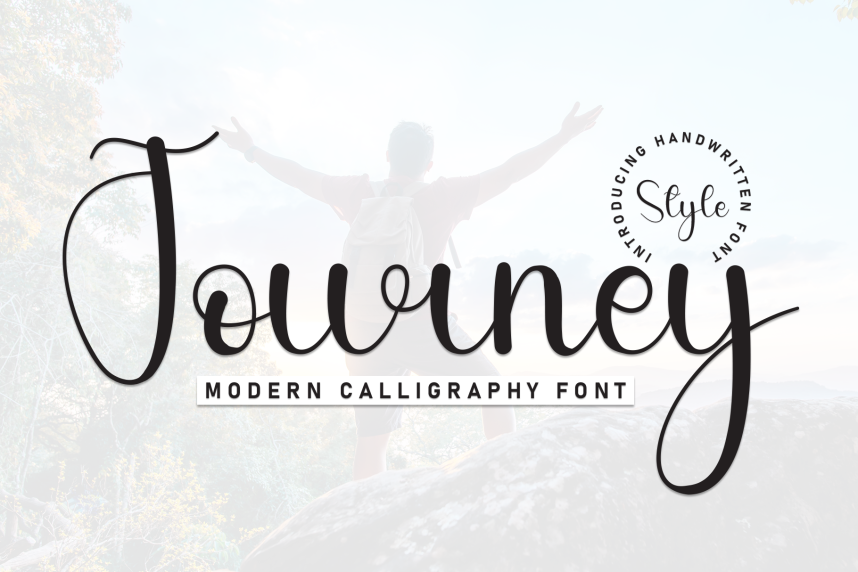 Journey - New Style Handwritten Font - Download Free Font