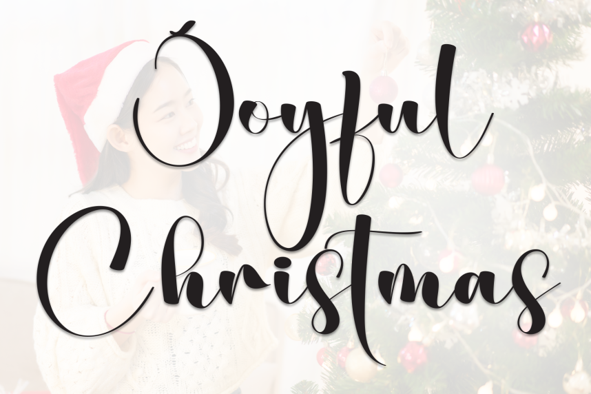 Joyful Christmas Style Script Font - Download Free Font