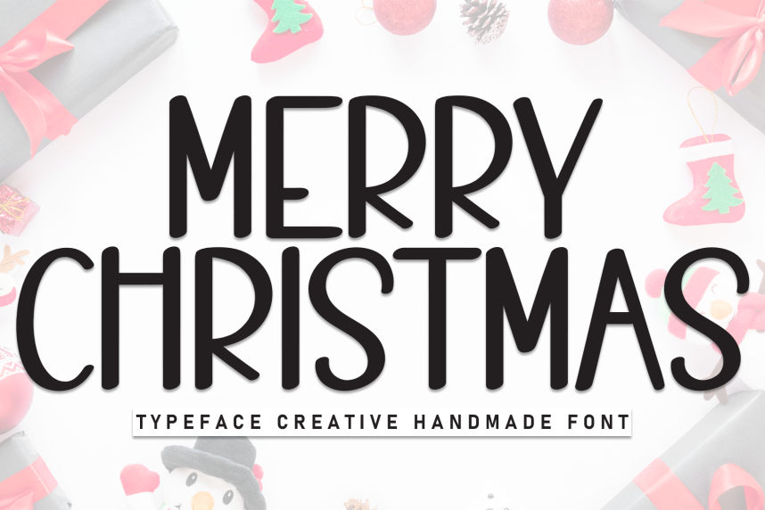 Merry Christmas Handmade Font - Befonts