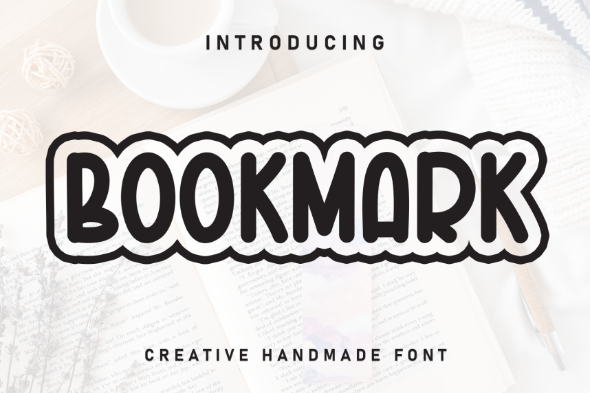 Bookmark Handmade Font - Befonts