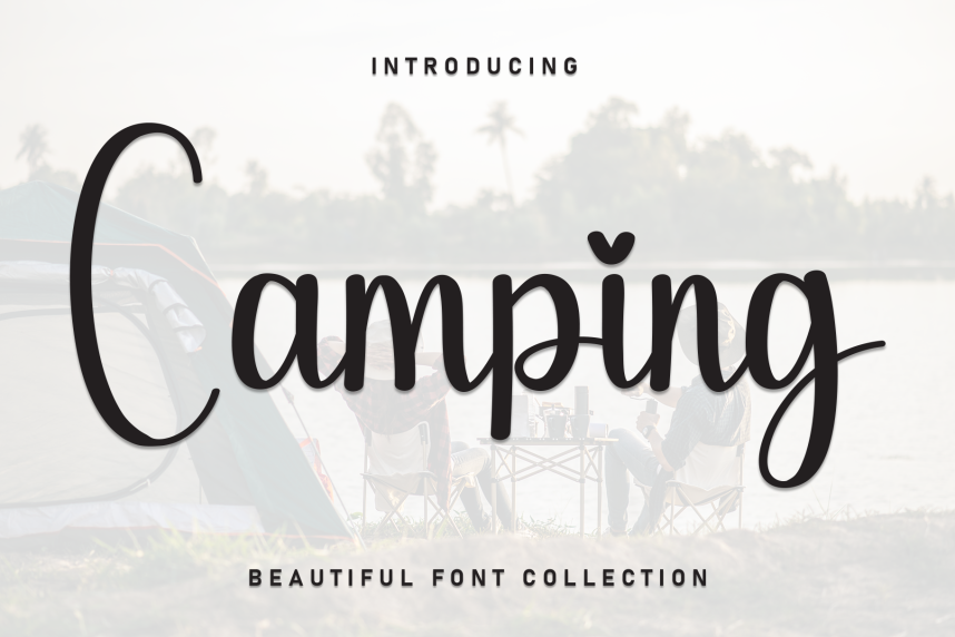 Camping - Modern Simple Font - Befonts