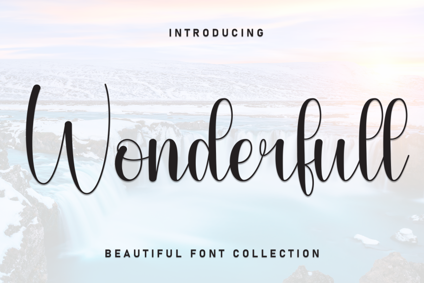 Wonderfull - New Style Handwritten Font - Befonts