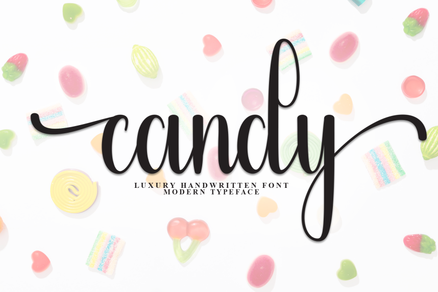 Candy - Elegant Script Handwritten Font - Download Free Font