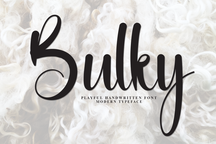 Bulky - Elegant Script Handwritten Font - Download Free Font