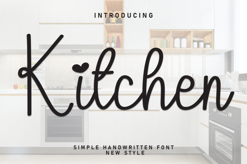 Kitchen Simple Handmade Font - Befonts