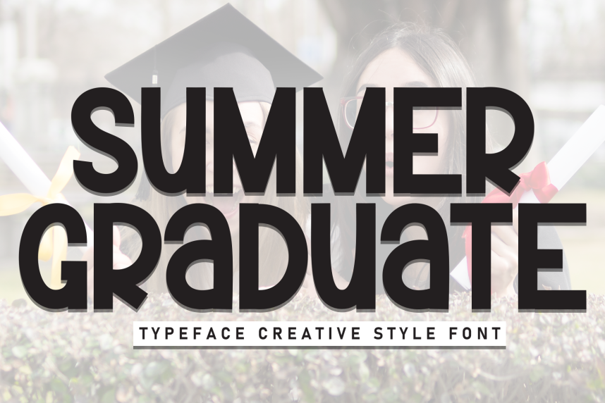 Summer Graduate - Creative Style Font - Befonts