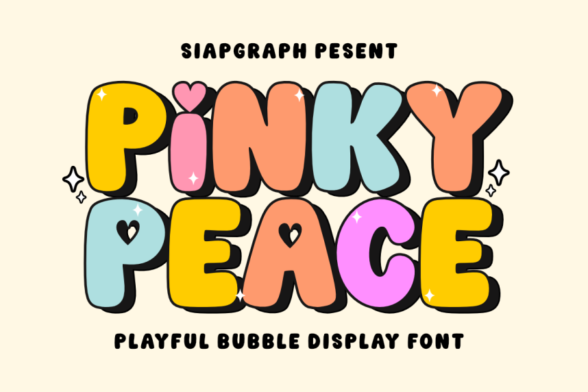 Pinky Peace Font - Befonts