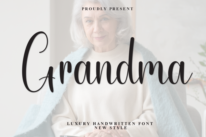 Grandma – Natural Script Handwritten Font - Befonts