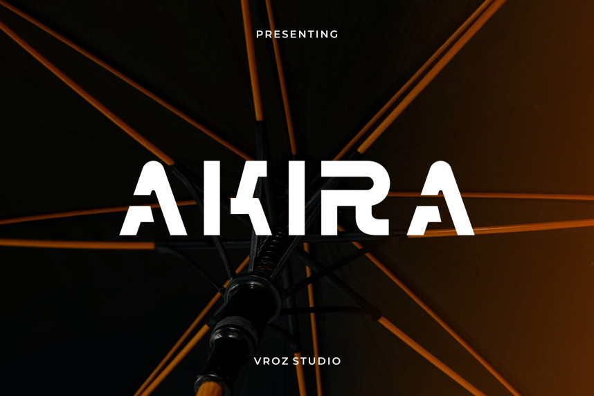 Akira Futuristic Font - Download Free Font