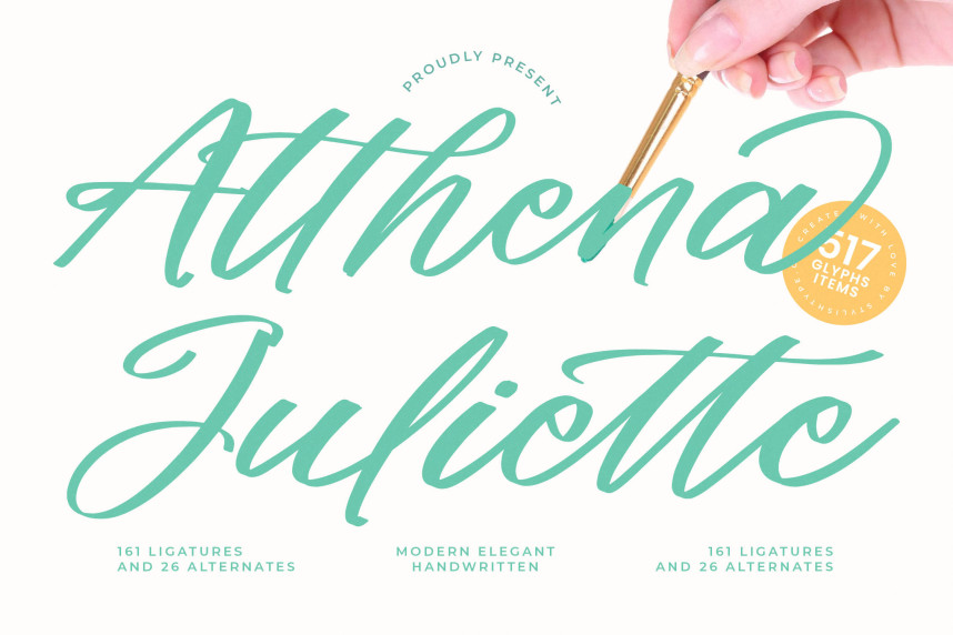 Althena Juliette Font - Download Free Font