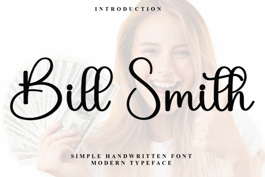 Bill Smith Simple Handwritten Font - Download Free Font