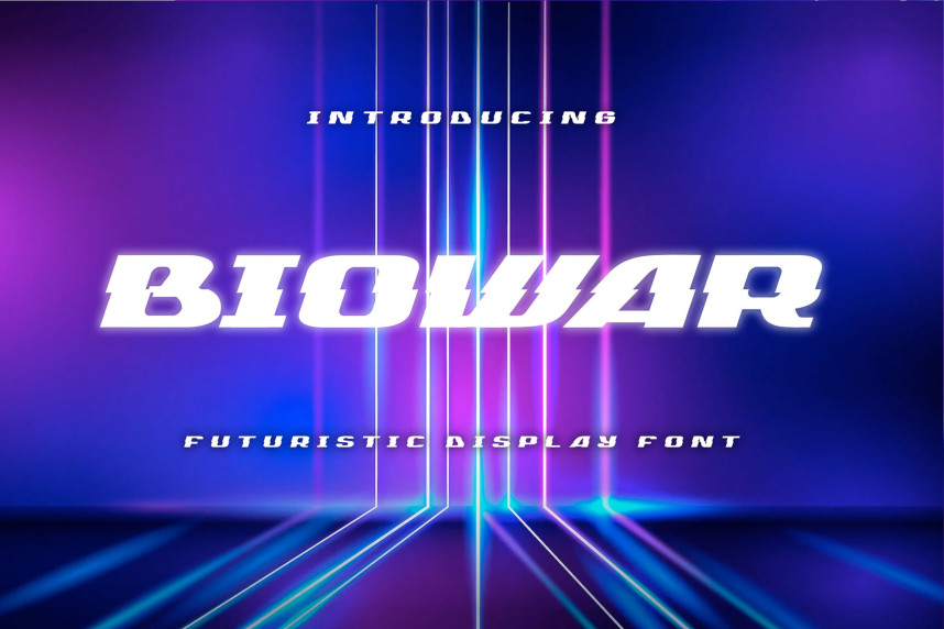 Biowar Font - Download Free Font