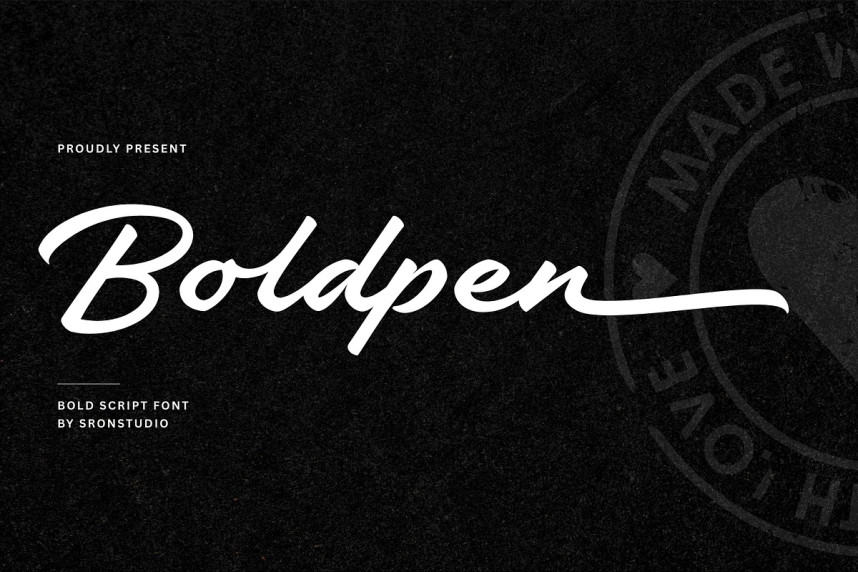 Boldpen - Bold Script Font - Download Free Font