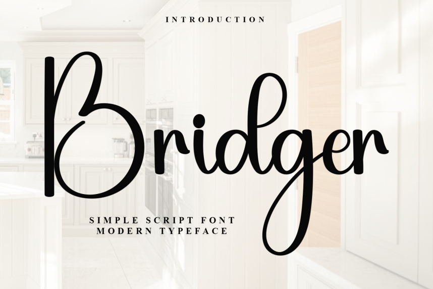 Bridger Simple Handwritten Font - Download Free Font