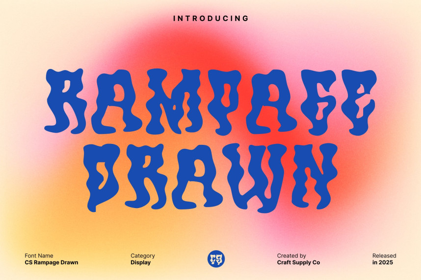 CS Rampage Drawn Font - Befonts