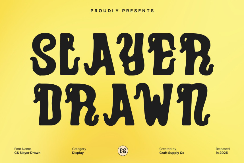 CS Slayer Drawn Font - Befonts