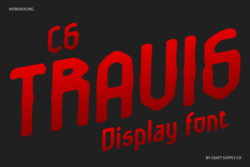 CS Travis Drawn Font - Befonts