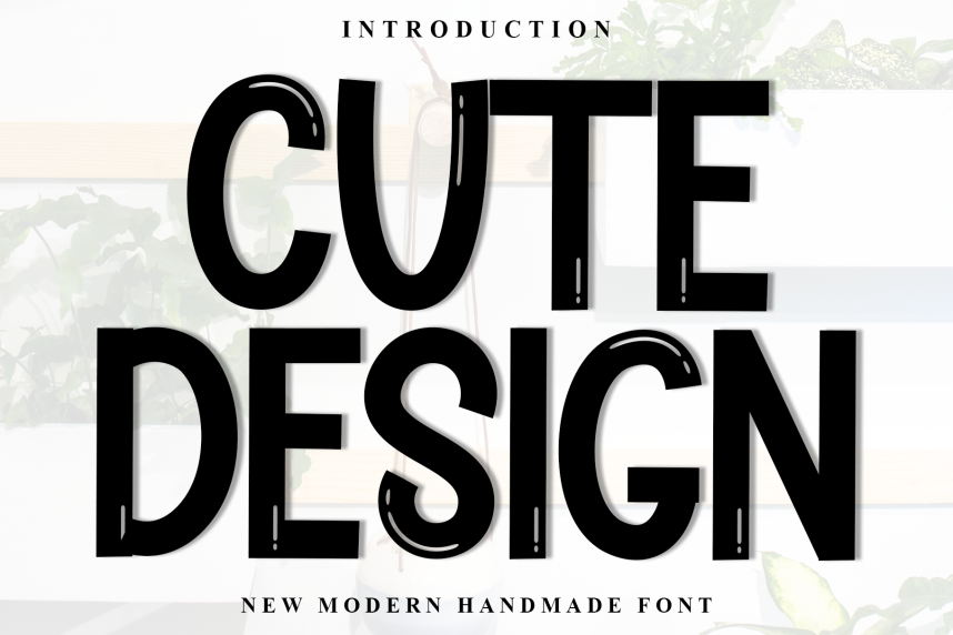 Cute Design - Playful And Unique Font - Download Free Font