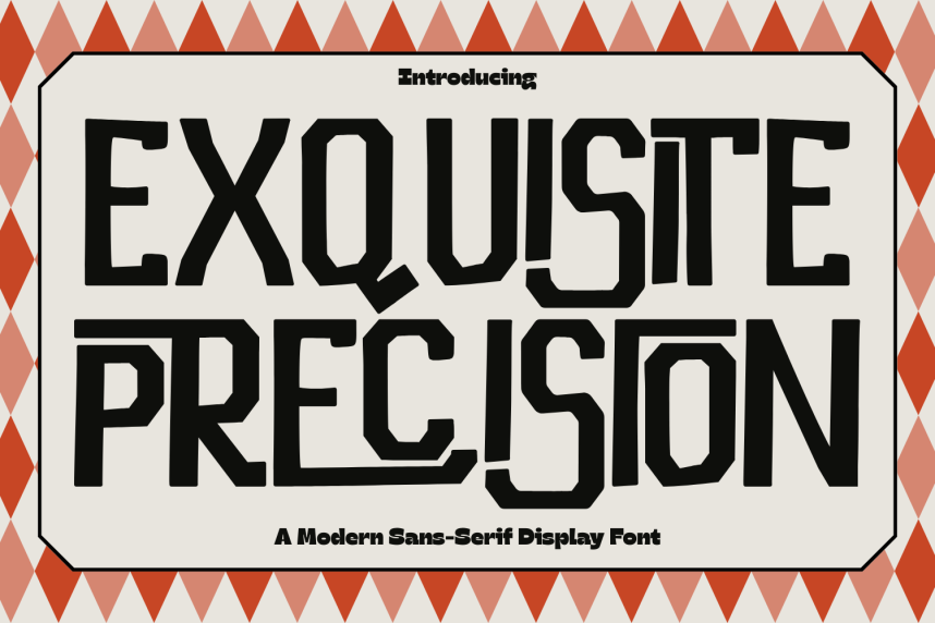 Exquisite Precision - Technical Font - Befonts