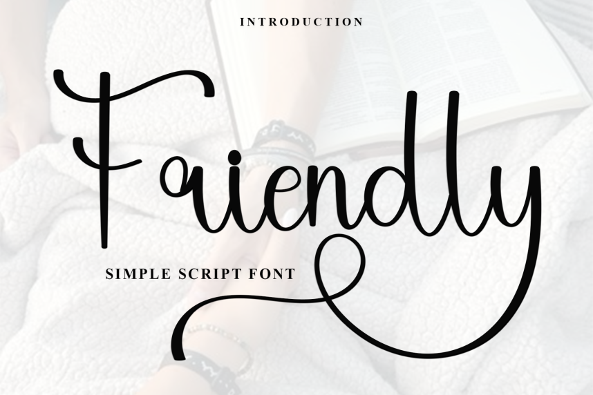 Friendly - Modern Script Handwritten Font - Download Free Font