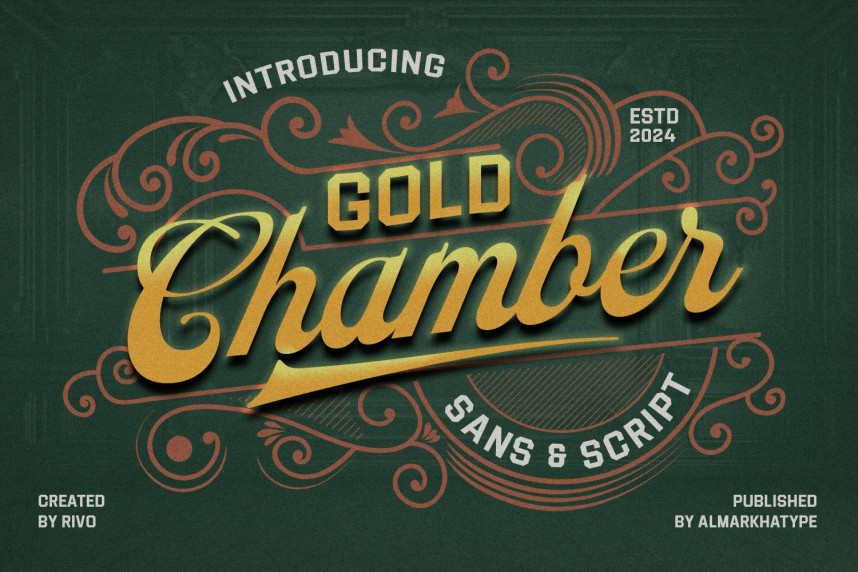 Gold Chamber Font Duo - Download Free Font
