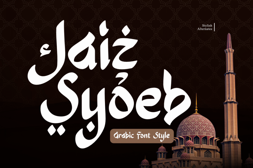 Jaiz Syoeb - Arabic Font Style - Download Free Font