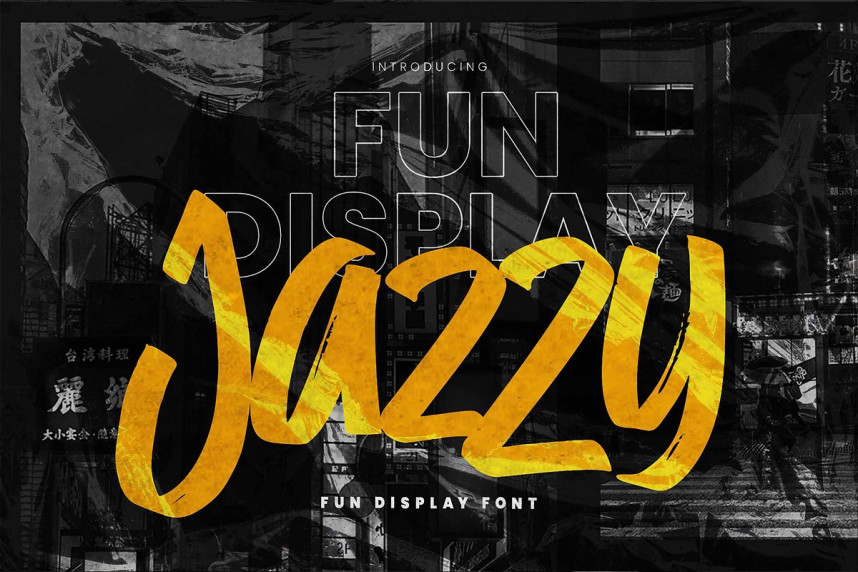 Jazzy Font - Befonts
