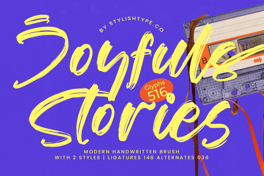 Joyfuls Stories Font - Befonts