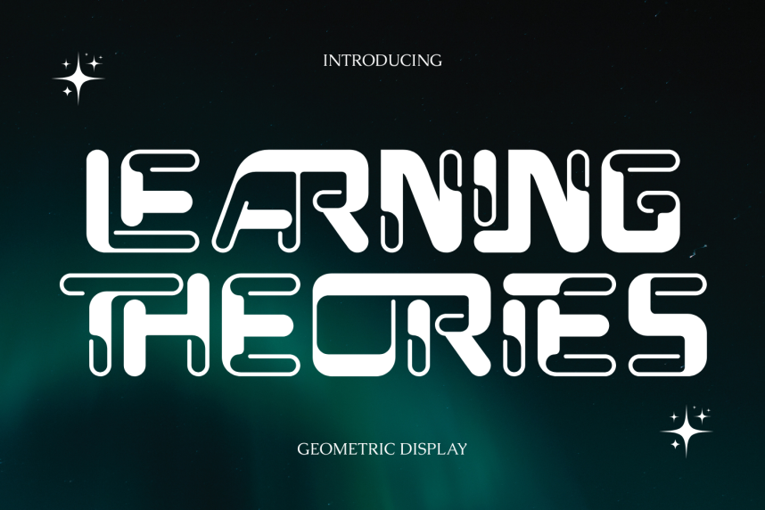 Learning Theories - Futuristic Font - Download Free Font