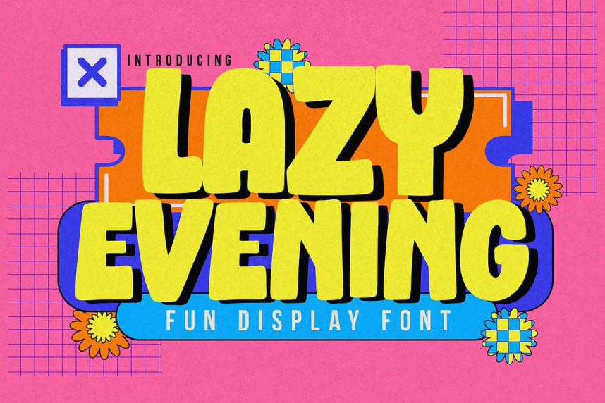 Lazy Evening Font - Befonts