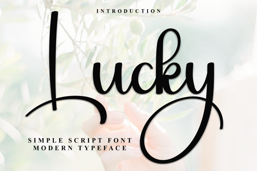 Lucky - New Script Handwritten Font - Download Free Font