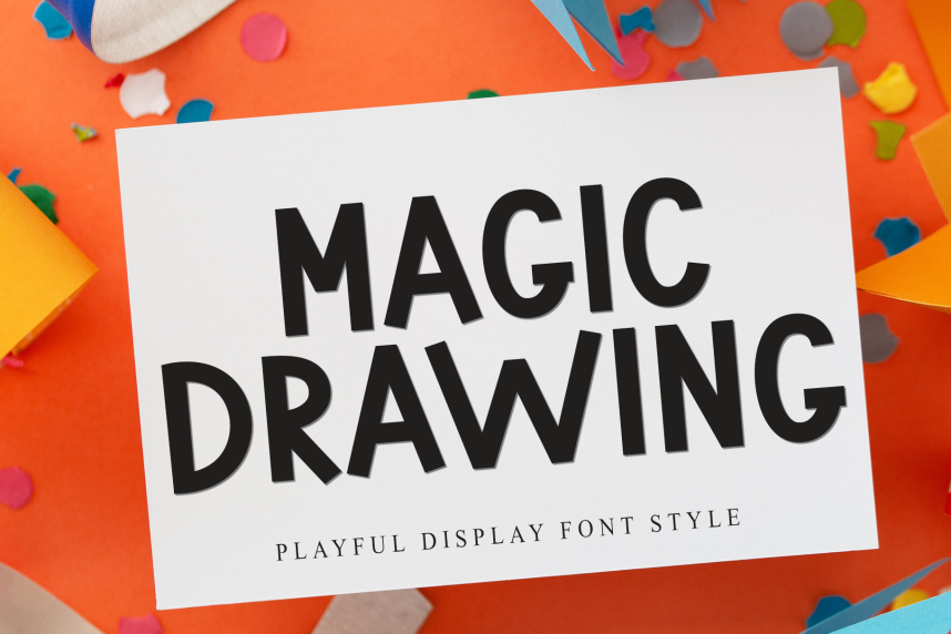 Magic Drawing Playful Font - Download Free Font