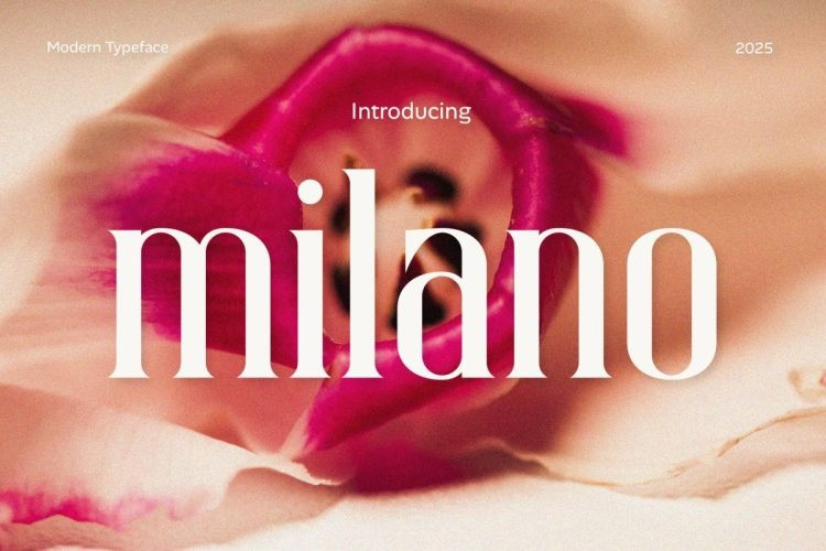 Milano Font - Befonts
