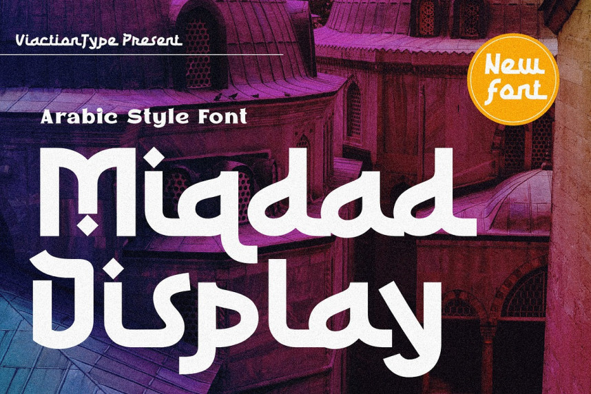 Miqdad – Bold Arabic Font - Download Free Font