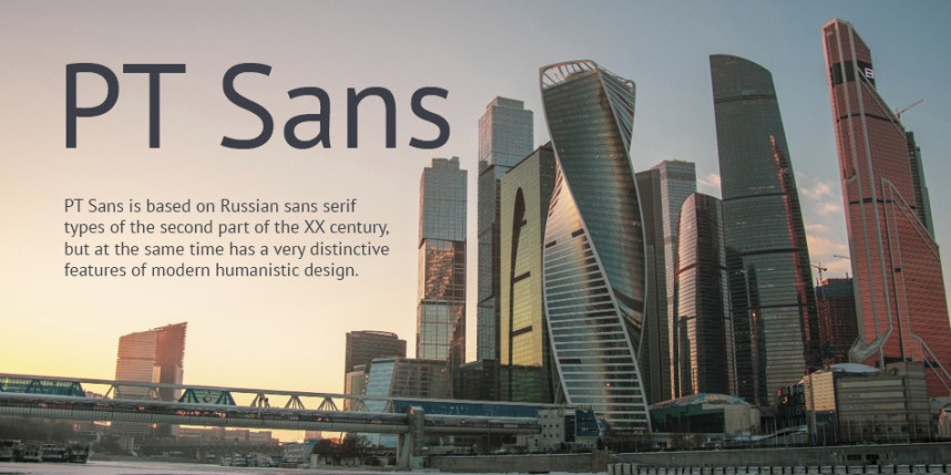 PT Sans Font Family - Befonts