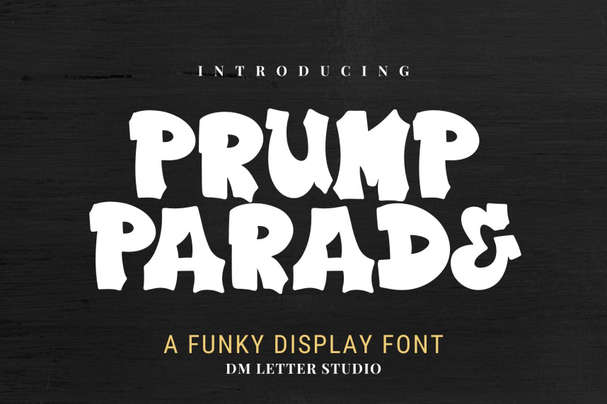 Plump Parade Font - Befonts