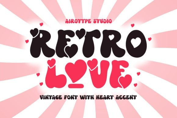 Retro Love Decorative Font - Download Free Font