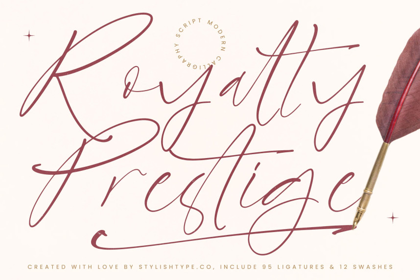 Royalty Prestige - Modern Calligraphy Script Font - Befonts