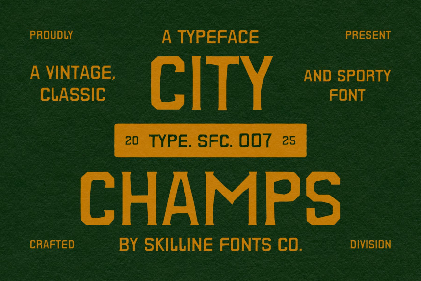 SFC City Champs Font - Befonts