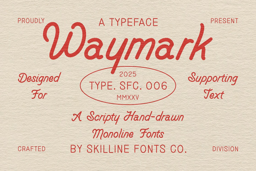 SFC Waymark Font - Befonts