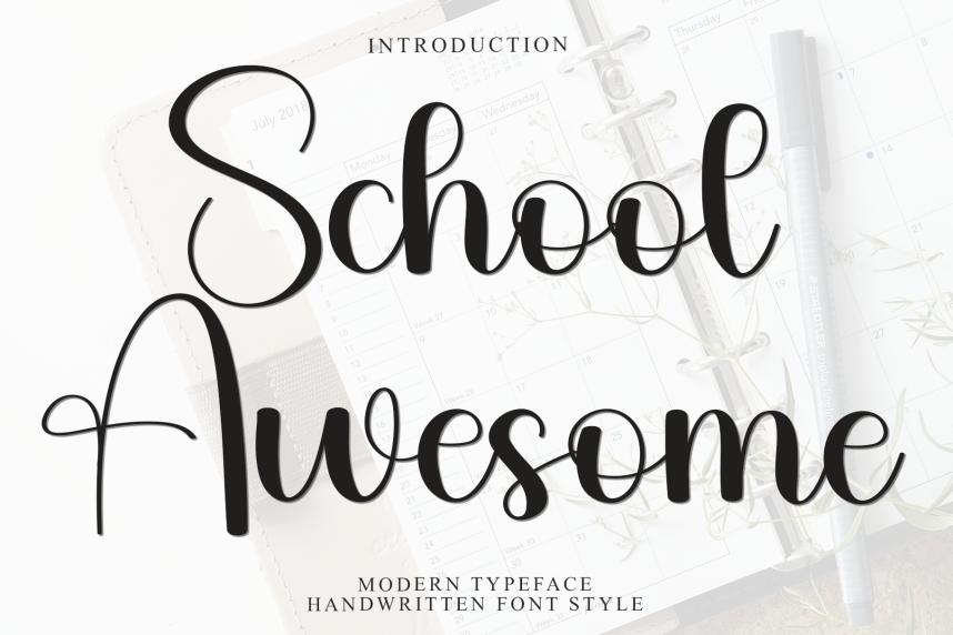 Sample Daily Style Script Font - Befonts