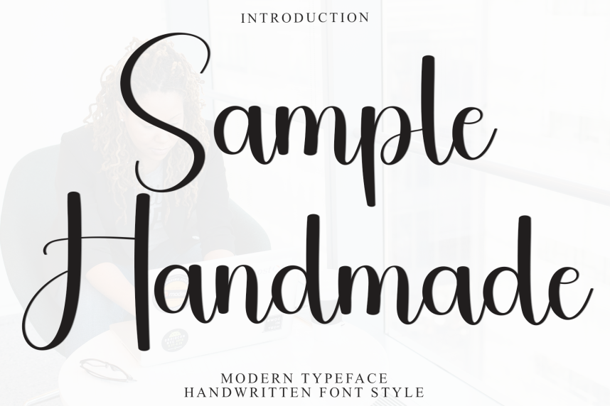 Sample Handmade - New Style Handwritten Font - Befonts