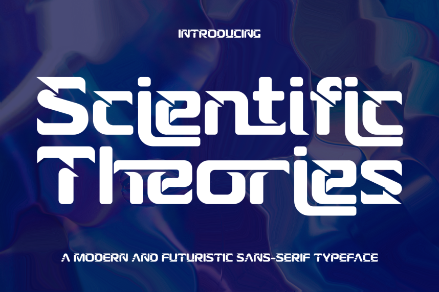 Scientific Theories - Cyber Font - Download Free Font