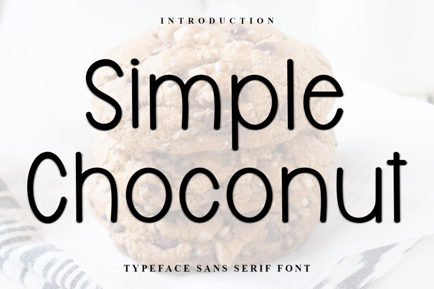Simple Choconut - Modern Simple Font - Download Free Font