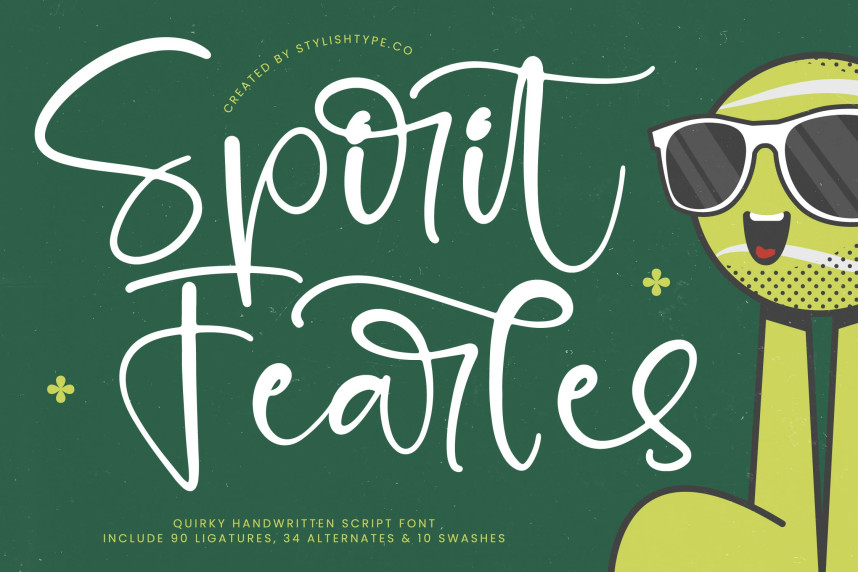 Spirit Fearles - Quirky Handwritten Script Font - Download Free Font